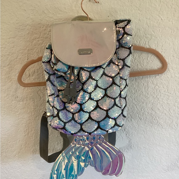 Justice | Accessories | Justice Girls Mermaid Small Backpack Sequin ...